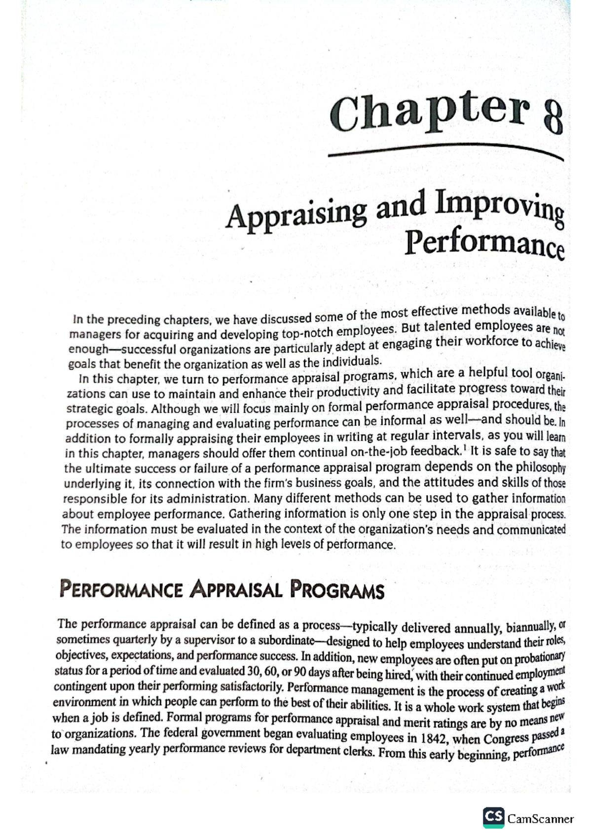 Appraising-AND- Improvement- Performance - Chapter Appraising and ...