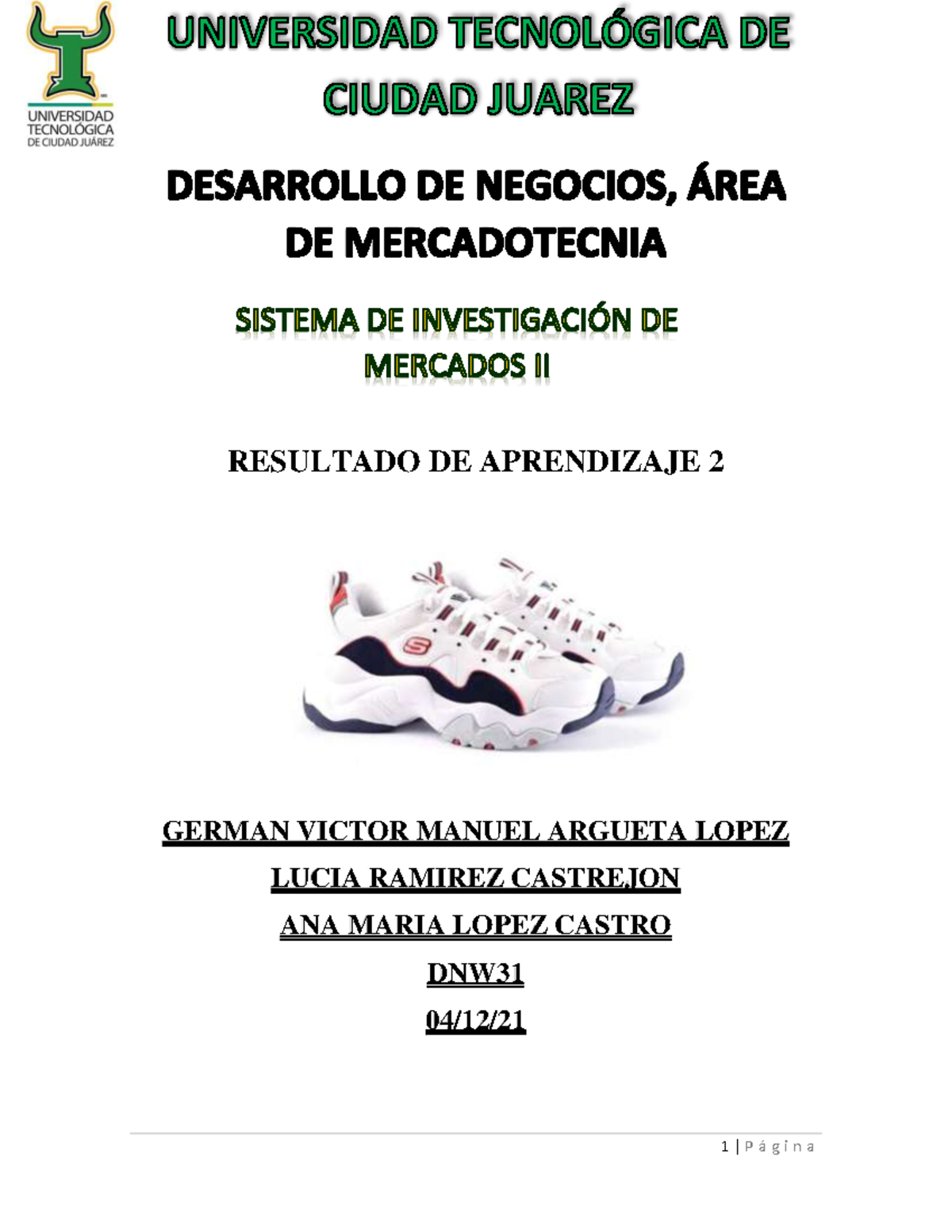 Resultado de aprendizaje 2 - RESULTADO DE APRENDIZAJE 2 GERMAN VICTOR ...