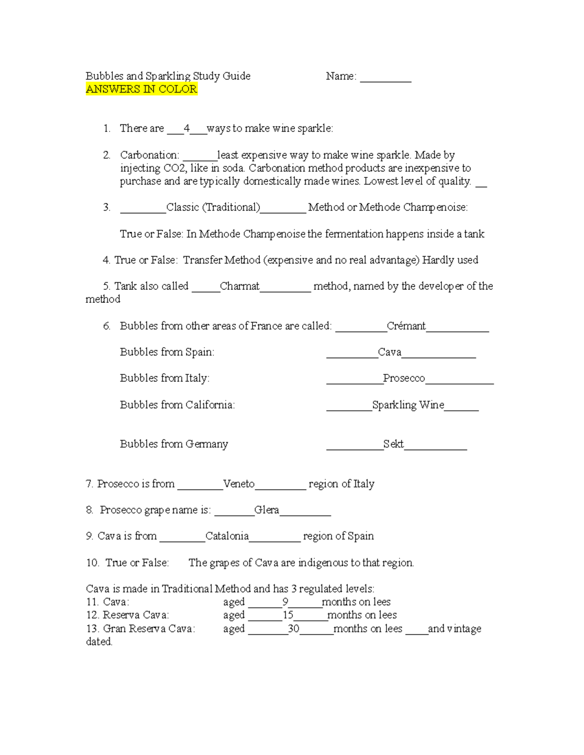 Bubbles Study Guide - FST 422 - Studocu
