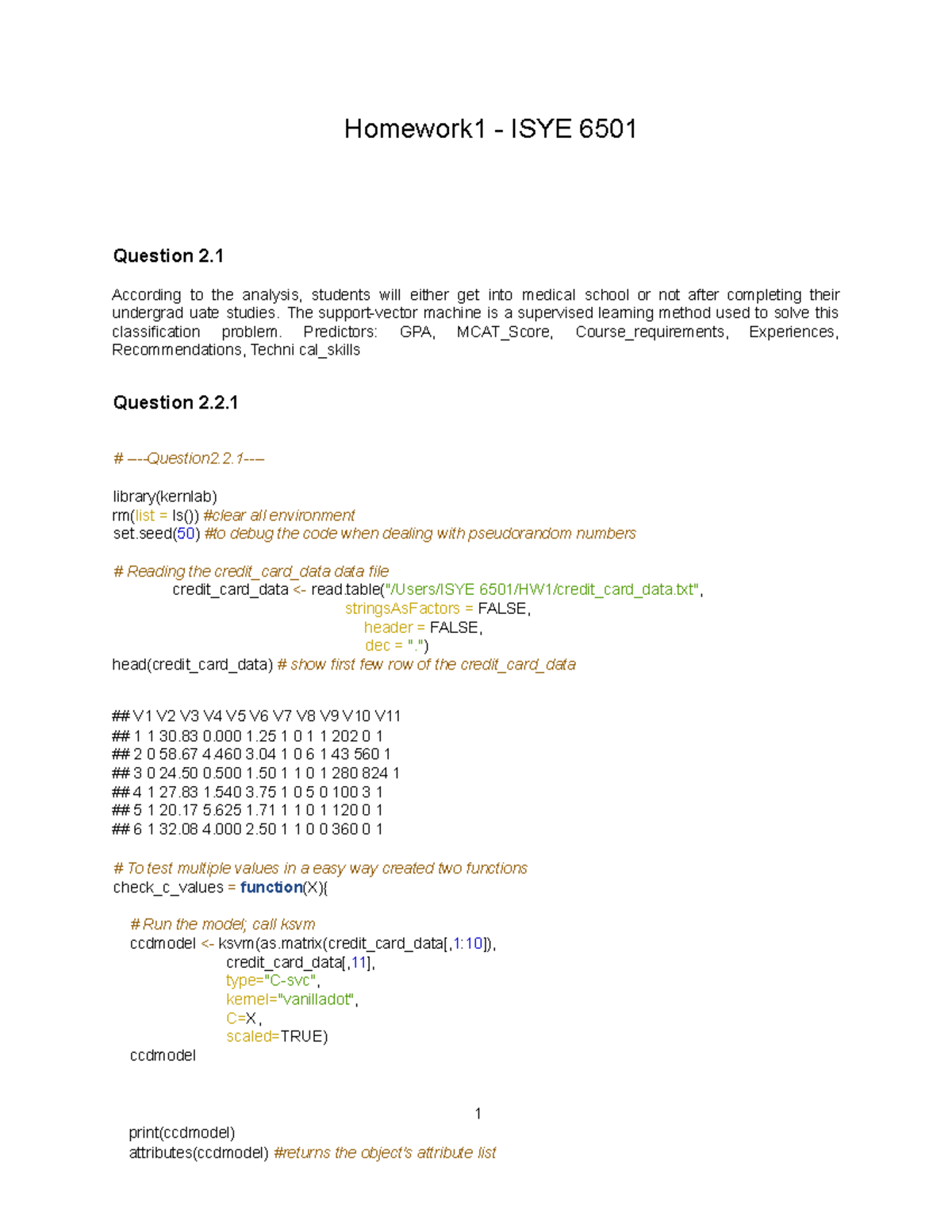 RStudio-HW1 - The support-vector machine is a supervised learning ...