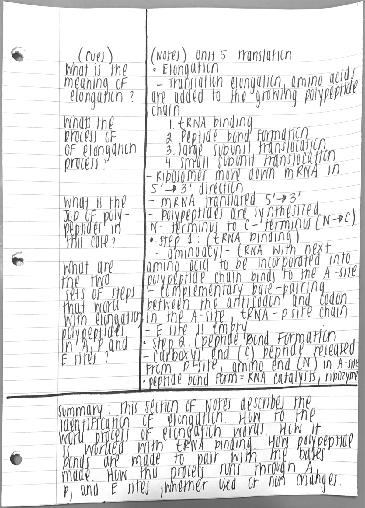 Note-taking Assign #2 - Cornell notes of units given in the course that ...
