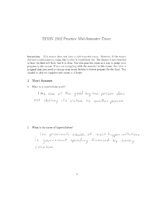 Final Presentation Rubric - Page 1 of 3 ECON2102, Term 1, 2021 - Video ...