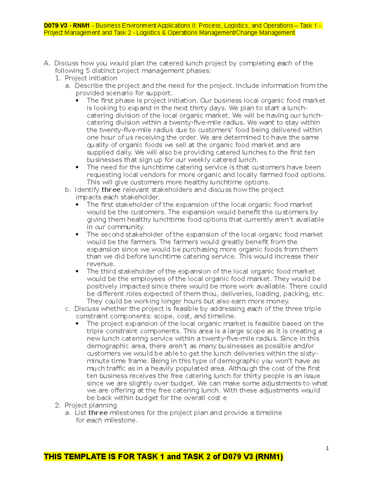 D079 v3 (RNM1)-Template-Task 1-2 - D079 V3 - RNM1 - Business ...