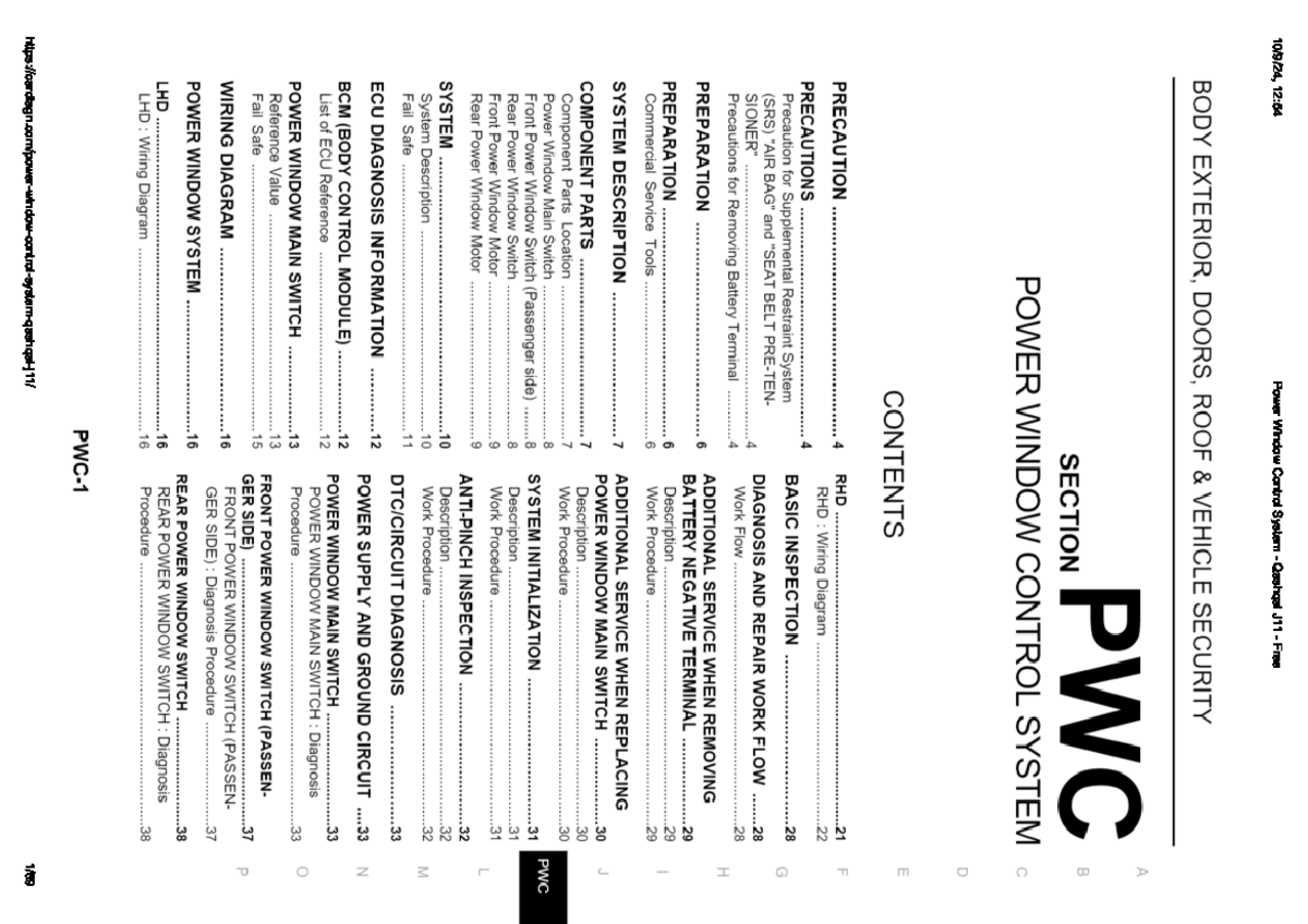 Power Window Control System - Qashqai J11 - Free - 12:54 Power Window Control System Qashqai J11 ...