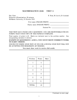 Calc 1501 (HW #3) (solutions) - Calculus 1501 - Homework Each question ...