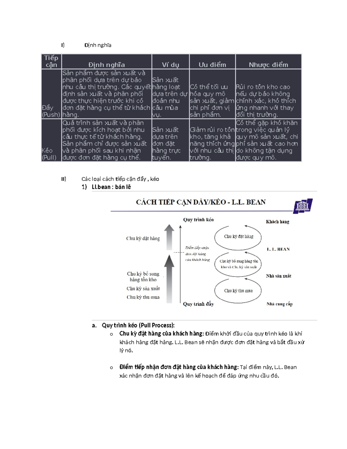 đạo văn cc - sádsd - I) Định nghĩa Tiếp cận Định nghĩa Ví dụ Ưu điểm Nhược điểm Đẩy (Push) Sản ...