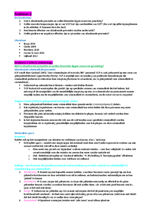 Probleem 2 Migratie, Diversiteit en Criminaliteit werkgroep 2020-2021 - Probleem 2: NB 2 ...