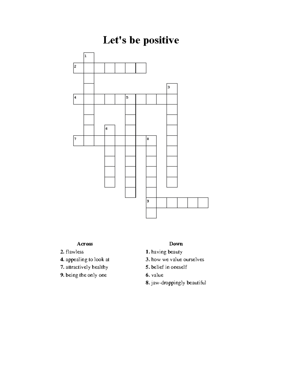 Lets be positive - Social Psychology - Let's be positive Across 2 ...