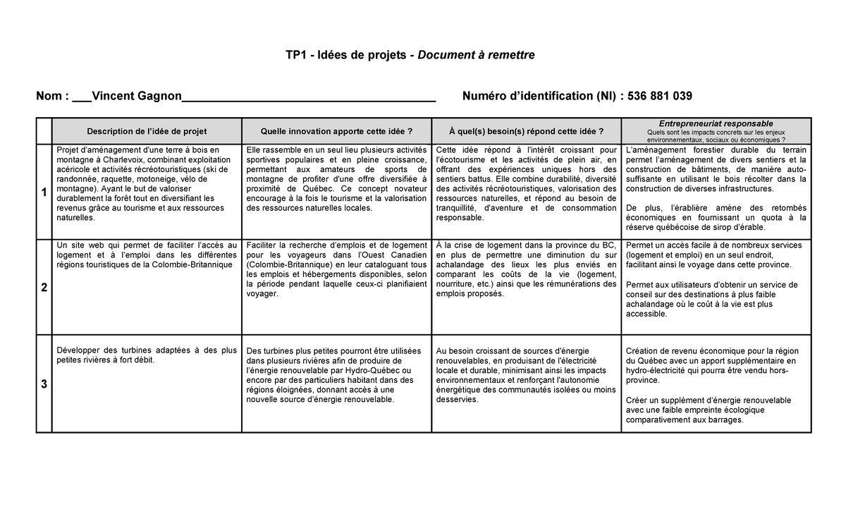 TP1-Idées de projets-Document à remettre v2024 - TP1 - Idées de projets ...