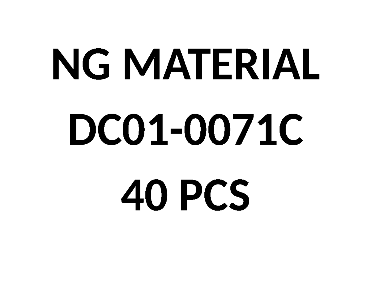 NG Material - tư tưởng HCM - DC01-0071C DC01-00715B DC01-00715A DC01 ...