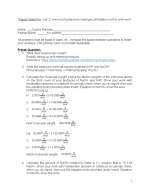 Lab 5: Complex Mixtures - Warning: TT: undefined function: 32 Warning: TT: undefined function ...