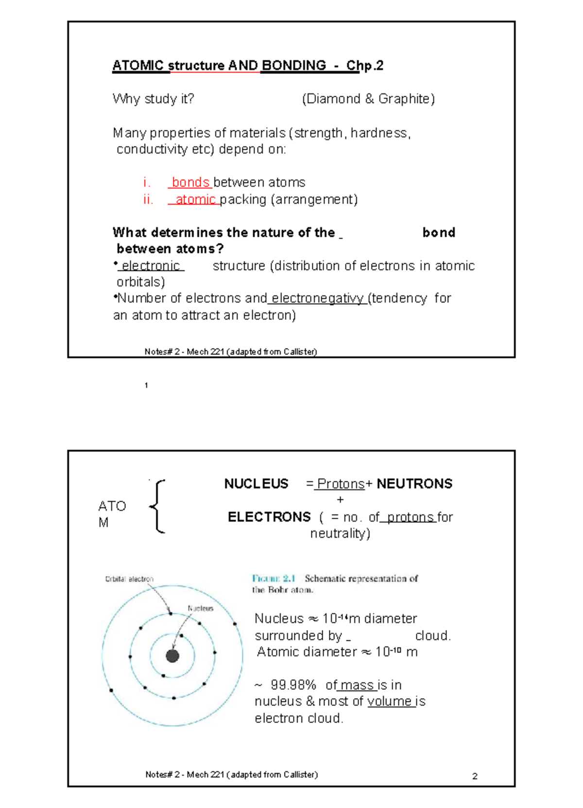 Materials Science - Lecture notes - Notes02 - 221 - 14 - HD - ATOMIC ...