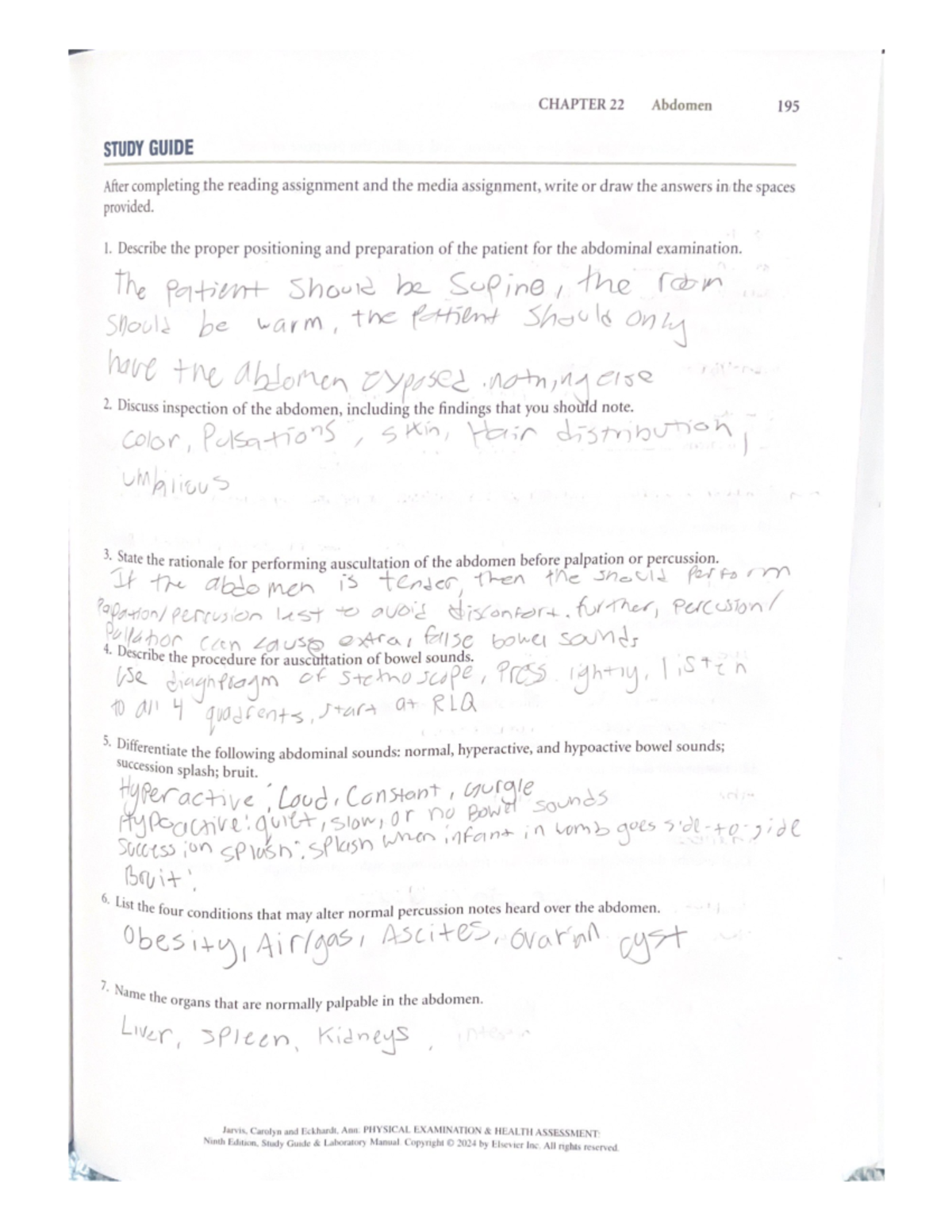 Chapter 22 - Pre-lab work - NURS 3250 - Studocu