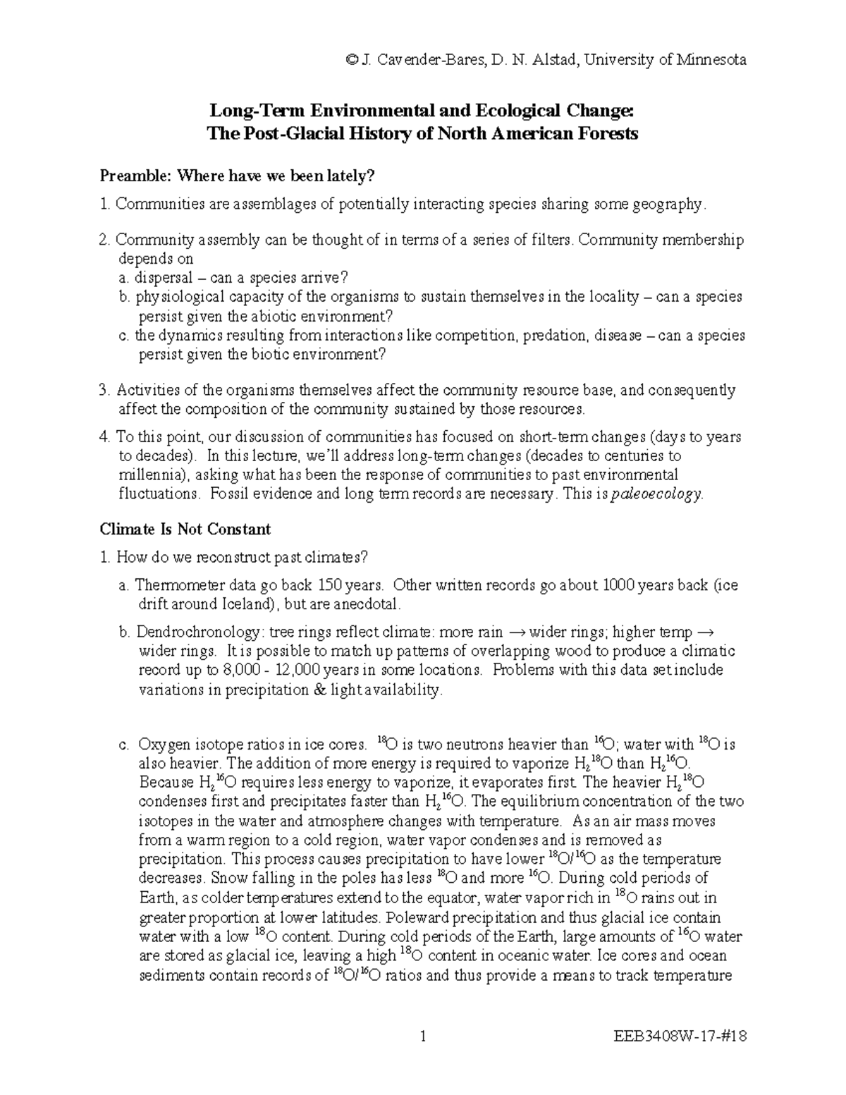 #18 - Long Term Community Change - Long-Term Environmental and ...