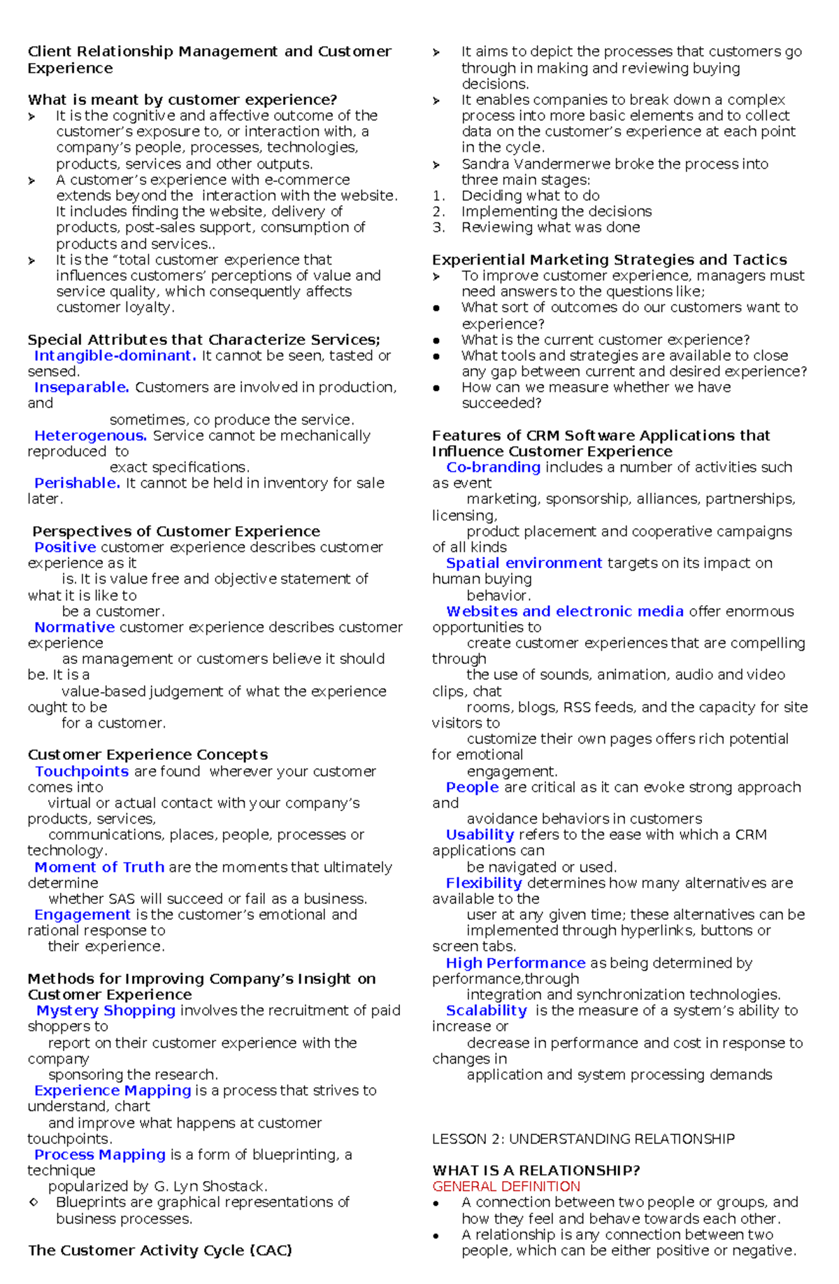 CRM- Prelim-REV - client relationship management - Client Relationship ...