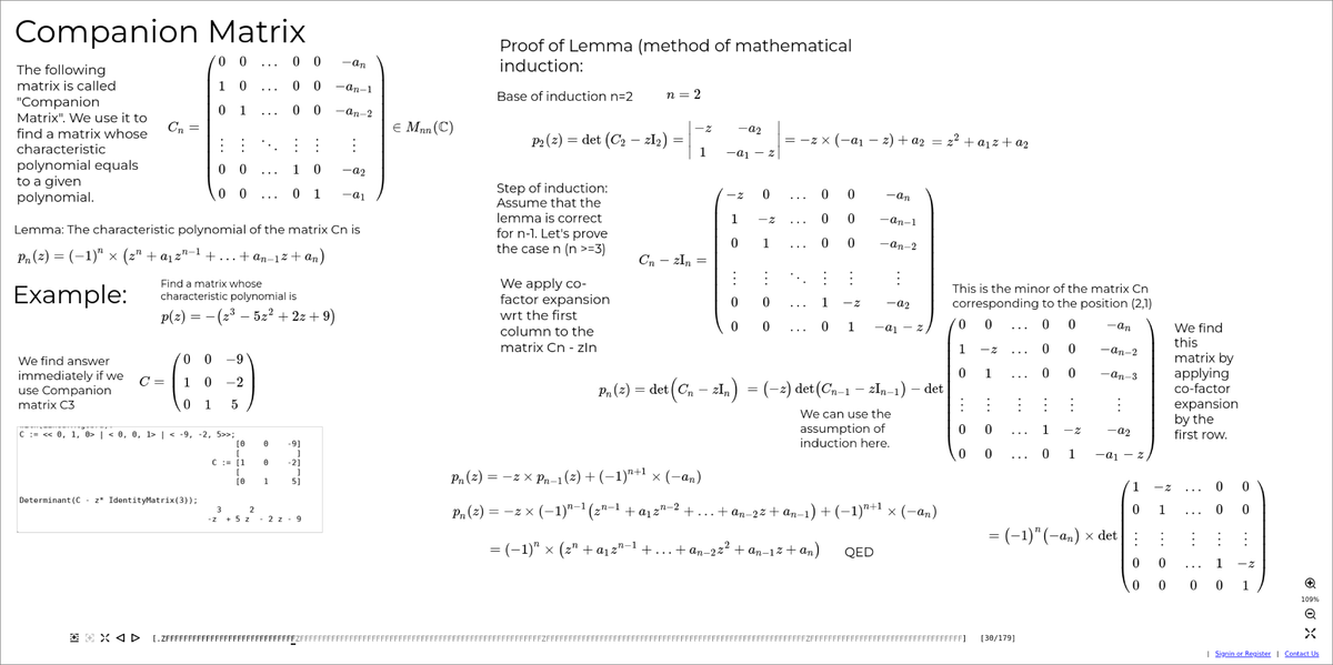 Cayley-Hamilton : Minimal polynomial - MATH2501 - Studocu