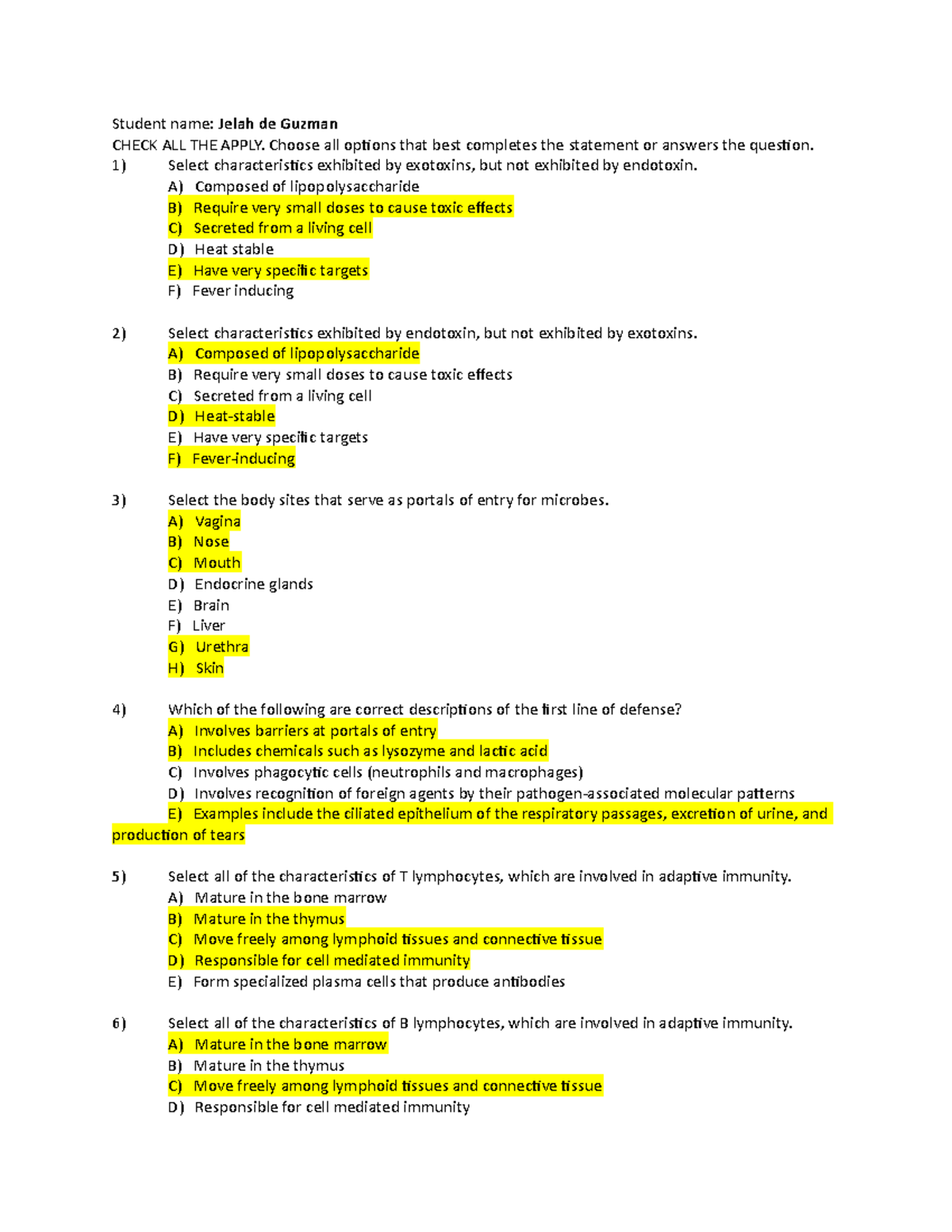 Week 7 - homework - lab report. - Student name: Jelah de Guzman CHECK ...