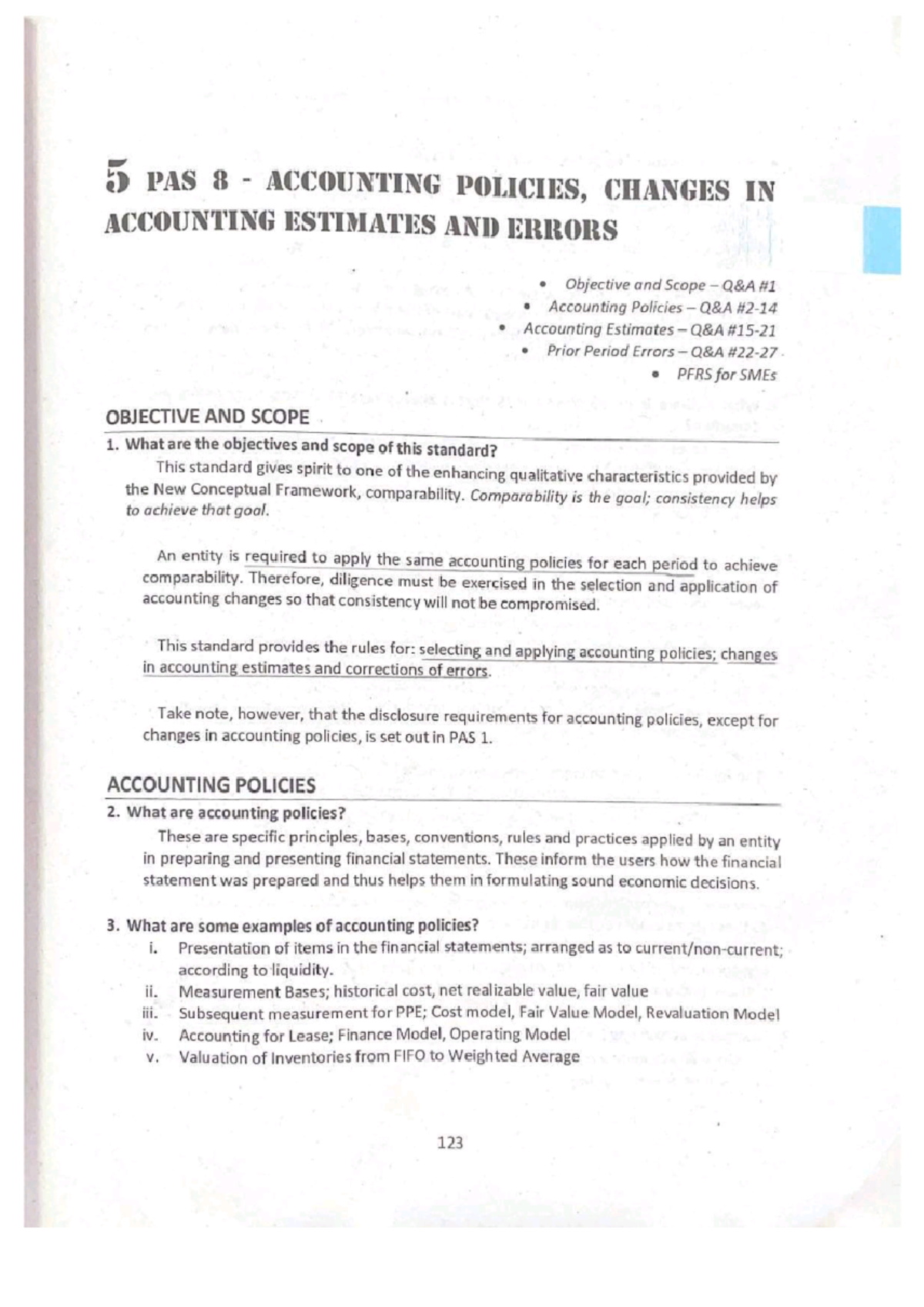 PAS 8 - studies - Partnership and Corporation - Studocu