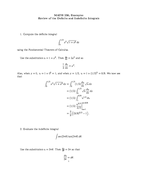 Calculus II 3 + 4 - Units 3 and 4 - III. Problem-solving techniques in ...