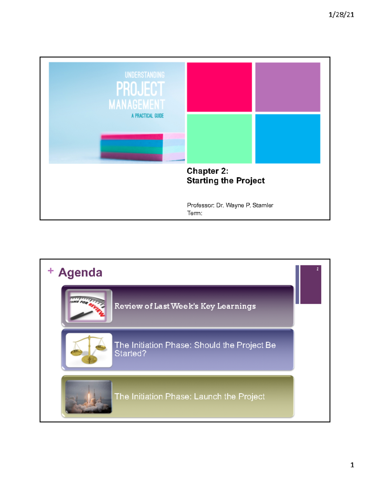 Chapter 2 - Starting the Project - R3 - PDF - WS - + Chapter 2 ...