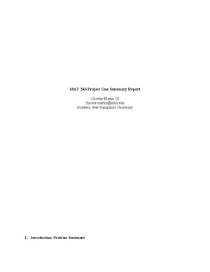 MAT 243 Module 4 Quiz - Question 1 3 3 points The null and alternative ...
