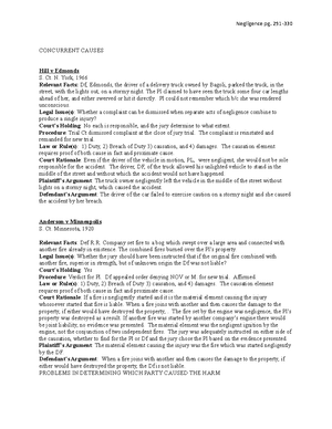 Spano case brief - Spano v. Perini Corp. Court of Appeals of New York ...