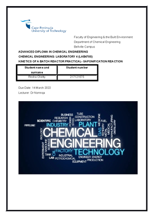 CHE504 Lab Report on Tray Dryer L1 2018 - UNIVERSITI TEKNOLOGI MARA ...