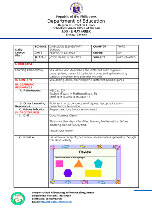 Learning Task 1 - LE-1 - Learning Task 1 Realizing What Teaching ...