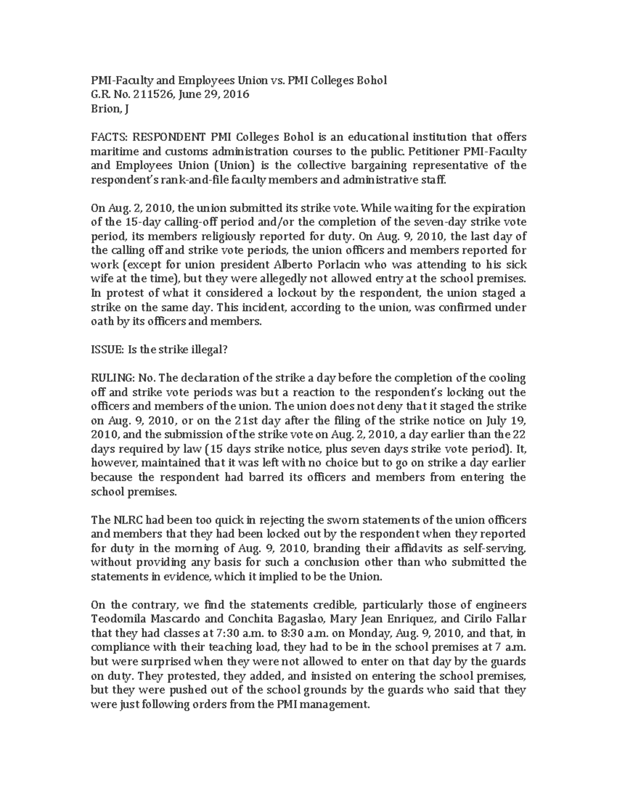 Pmi-faculty-and-employees-union-vs-pmi-colleges-bohol compress - and ...