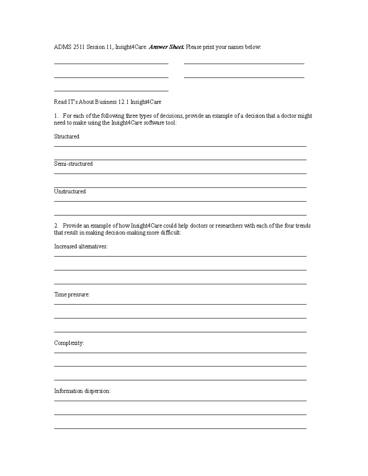 2511 S11 PPQ 2020 - Practice Questions - ADMS 2511 Session 11 ... 2511 S11 PPQ 2020 - Practice Questions - ADMS 2511 Session 11 ...