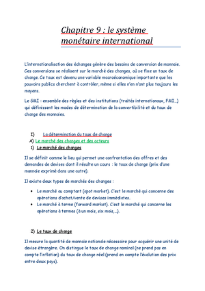Chap 1 - UE5: Economie générale et comptabilité nationale - Chapitre 1 ...