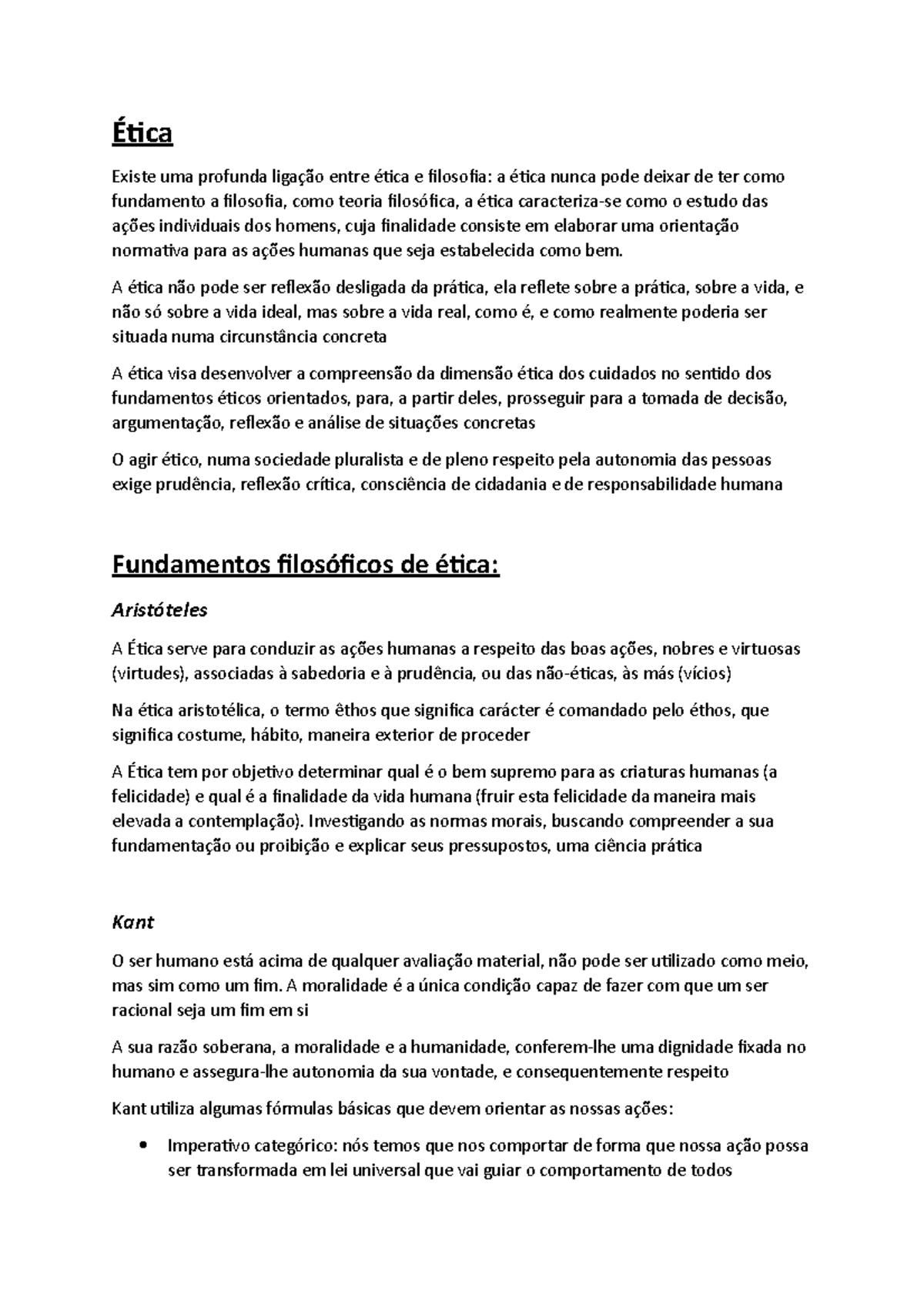 Bases filosóficas e sua importância para a ética - Ética Existe uma ...