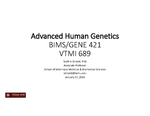 6 SMA - SMA lecture - Advanced Human Genetics BIMS/GENE 421 ASO Therapy ...