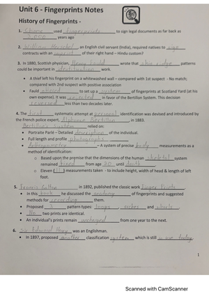 History of Forensic Science - I. Introduction A. Definition of forensic ...