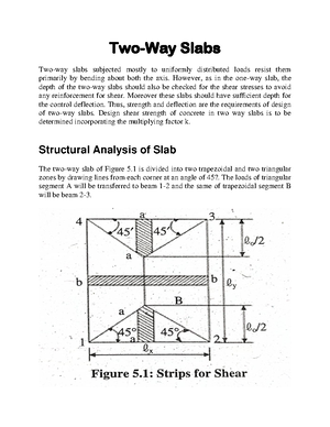 Module 5 DCS 1 - Two-way slabs, simply supported and restrained slabs, design using IS code ...