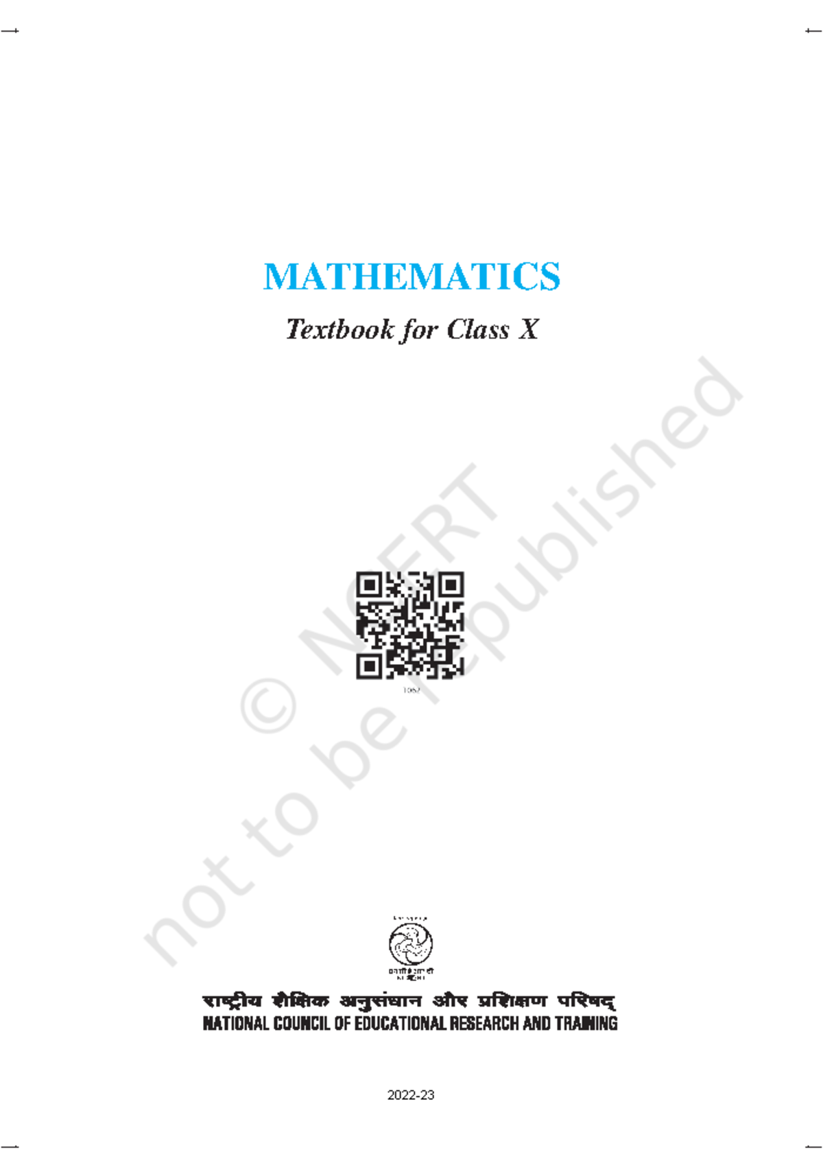 Jemh1ps - MATHEMATICS Textbook for Class X First Edition December 2006 ...
