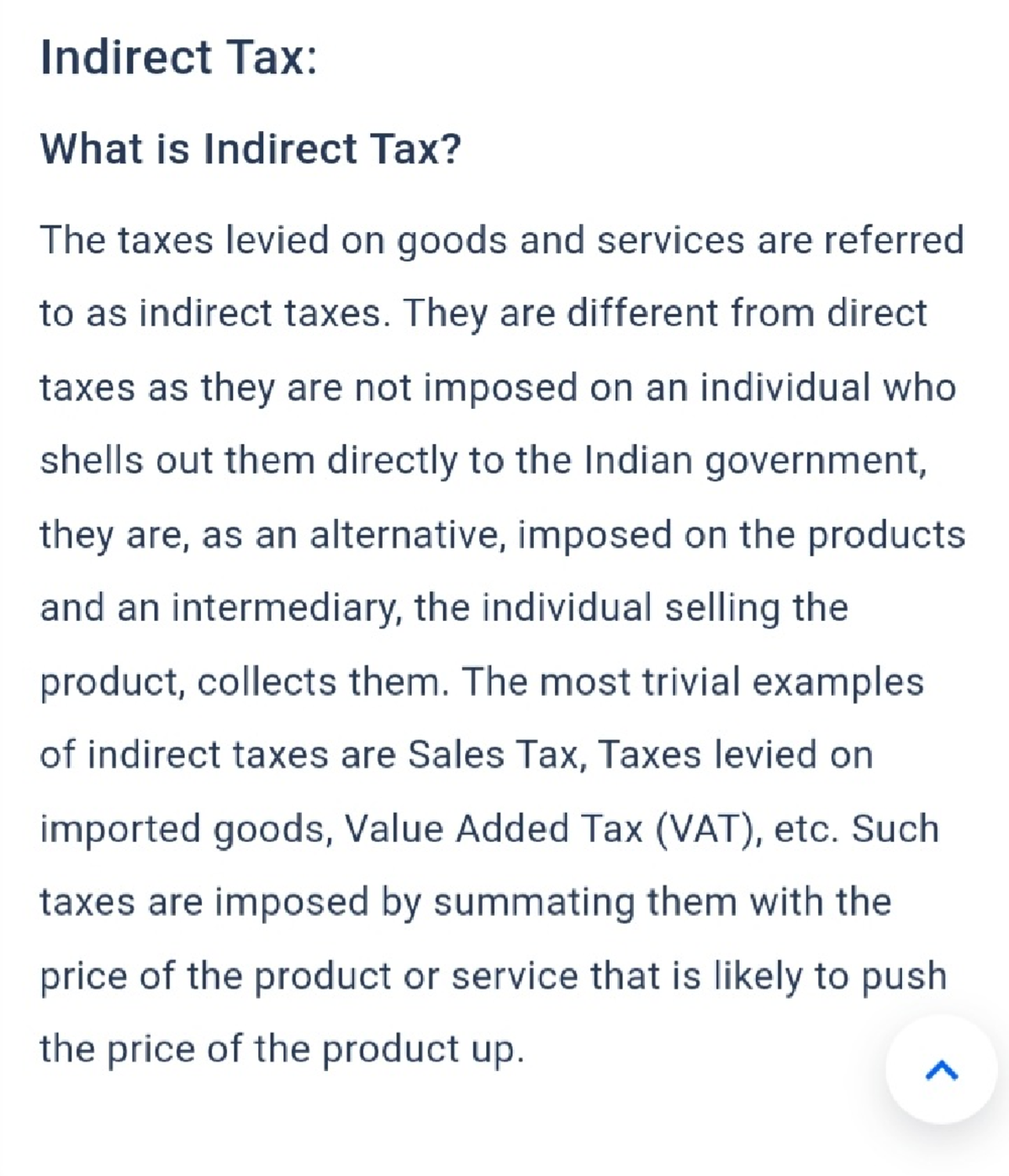 Indirect tax - I direct tax - B.COM - Studocu