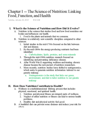 Nutrition IN THE LIFE Cycle noteS FULL REVISED EDITED AND COMPREHENSIVE ...