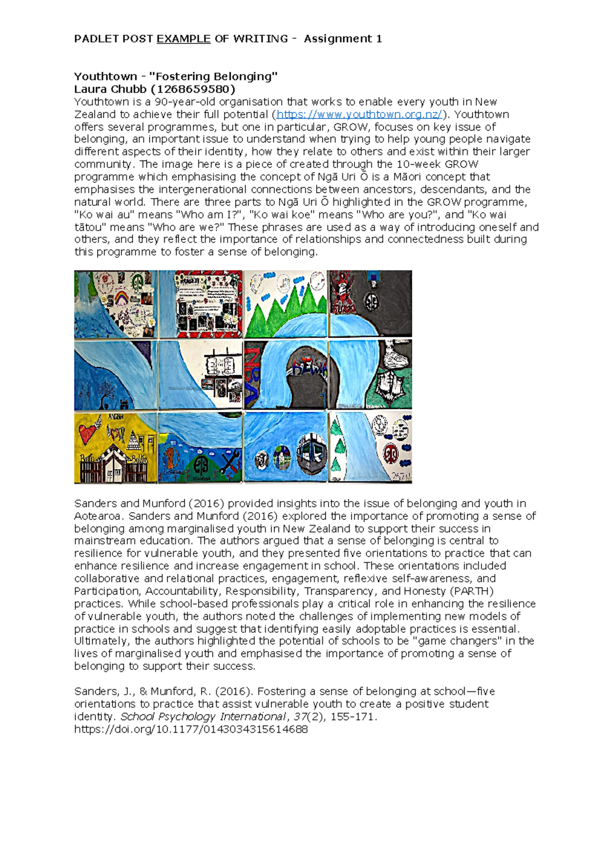 Activity 3 Padlet example post - PADLET POST EXAMPLE OF WRITING ...