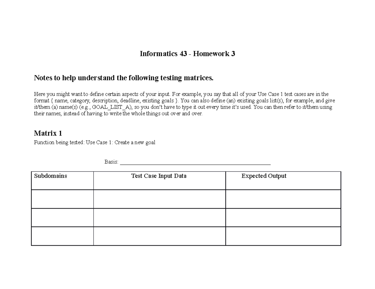 Homework 3Template - IN4MATX - UCI - Studocu