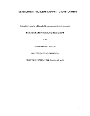 Tutorial Letter 202-1-2023 [Assignments 2-4] - DVA1501/202/1/ Tutorial ...