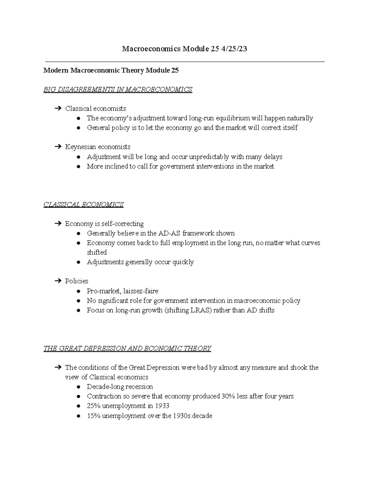 ECO2013 Macroeconomics Module 25 - Macroeconomics Module 25 4/25 ...