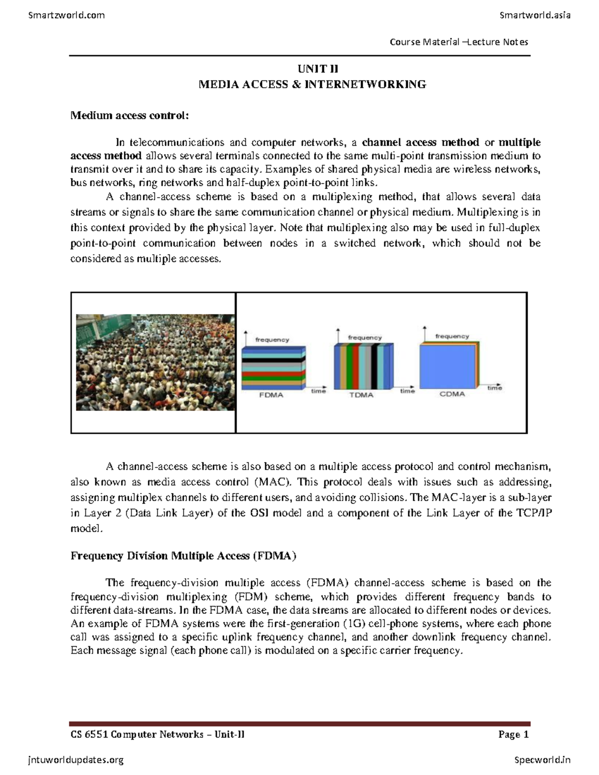 Unit-2 - these are the lecture notes that i studies that i used to ...