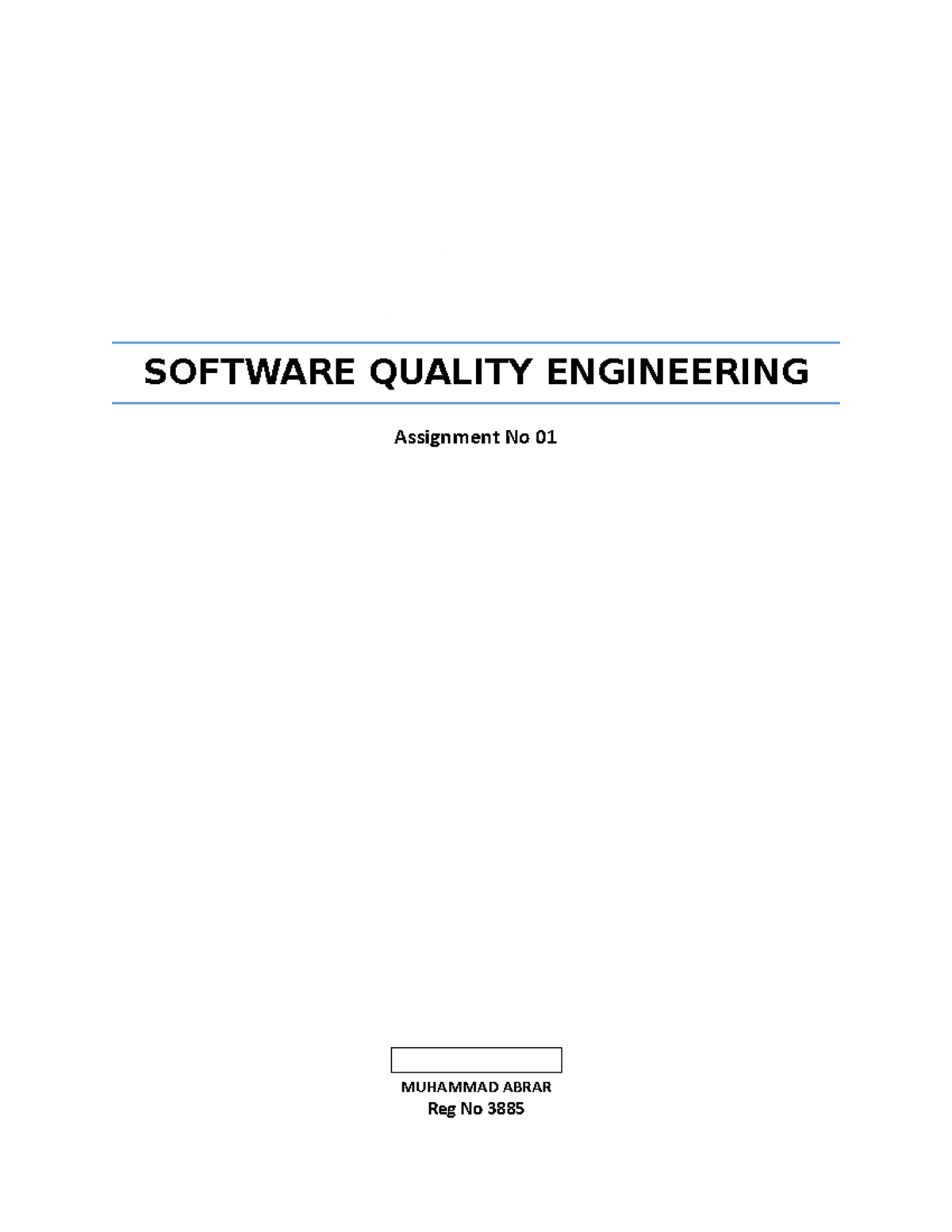 Quality Models in Software Engineering - SOFTWARE QUALITY ENGINEERING ...