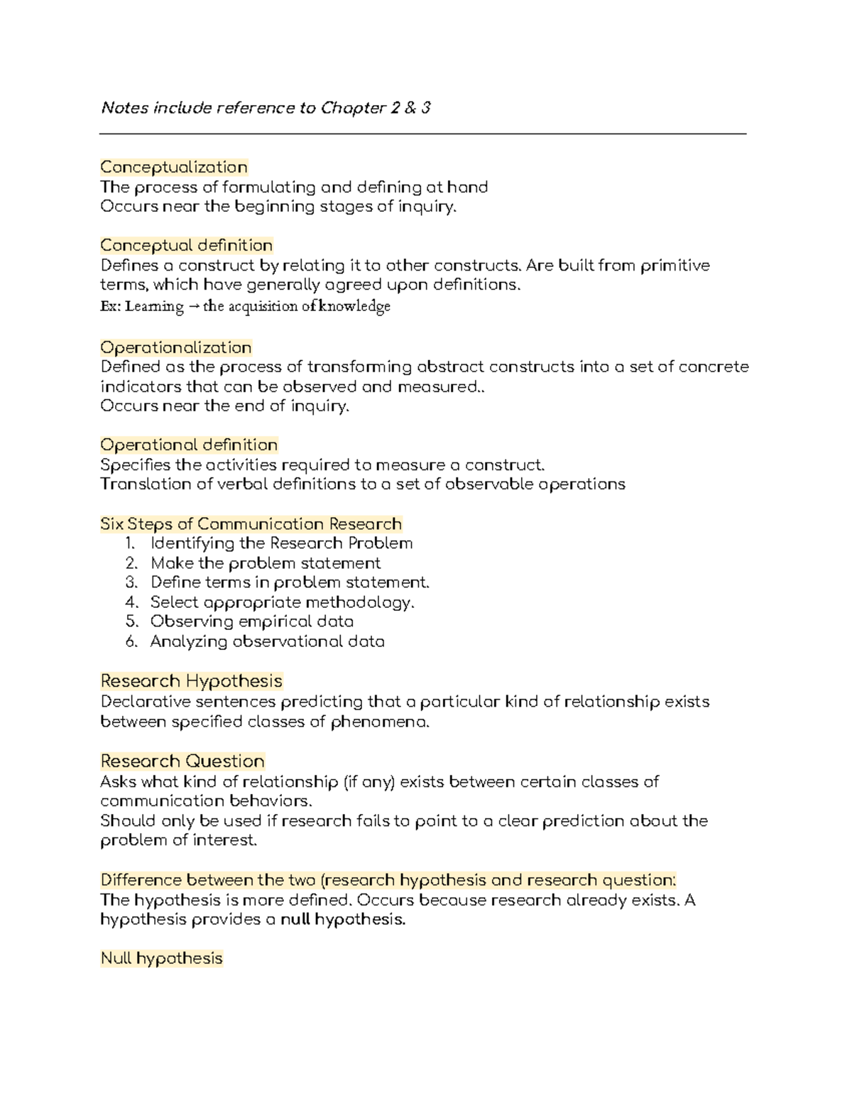 Com notes Lecture 3 - Notes include reference to Chapter 2 & 3 ...