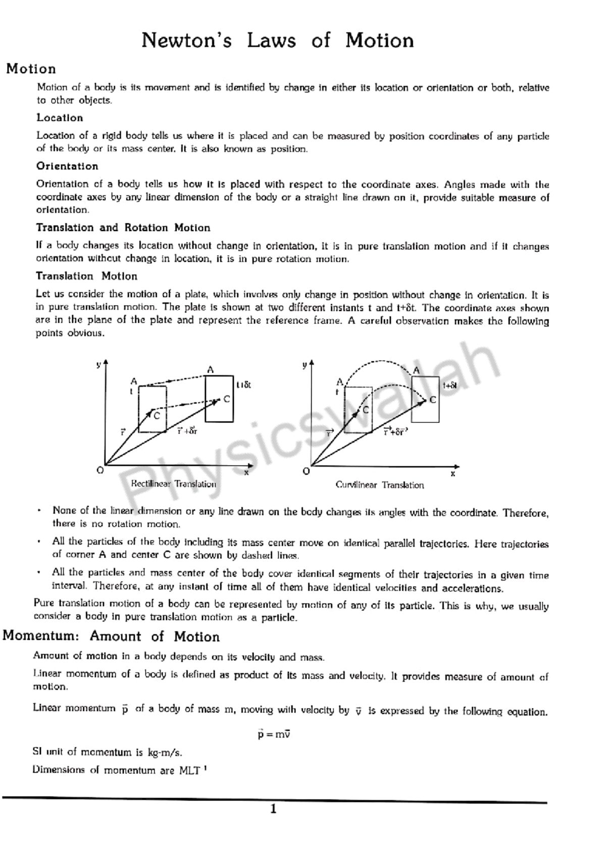Nlm - Physics I - Studocu