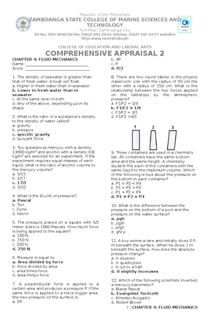 Chapter 1-19 reviewer - LET REVIEW - PHYSICAL SCIENCE TEST BANKS ...