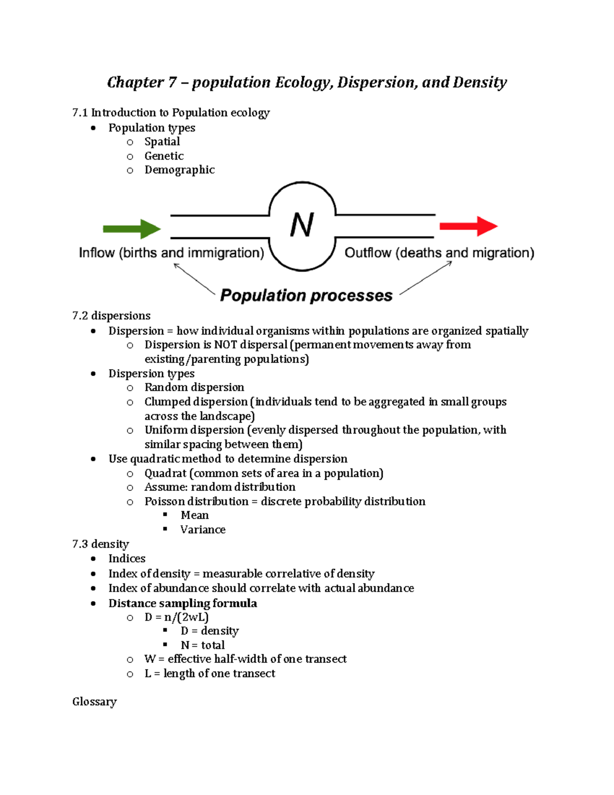 Ecology Chapter 7 population Ecology, Dispersion, and Density - Chapter ...