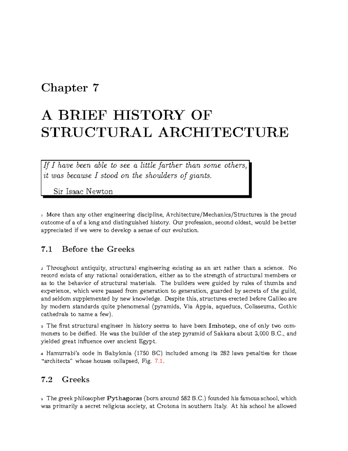 SE CH 7 - HISTORY OF STRUCTURAL ARCHI - Draft Chapter 7 A BRIEF HISTORY ...