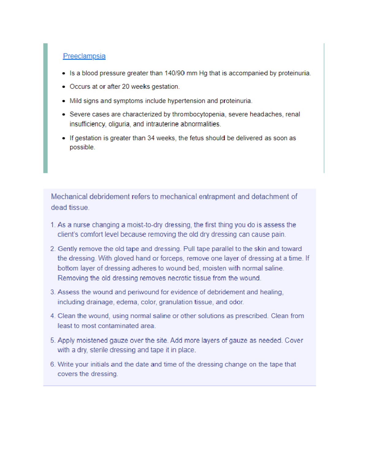 Nclex notes random - NUR206 - Studocu